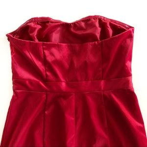 The Limited | Dresses | The Limited Red Satin Dress | Poshmark
